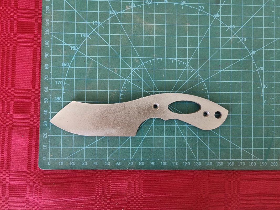 EDC Cleaver – Heat treated – stainless – Zees Knife Supplies