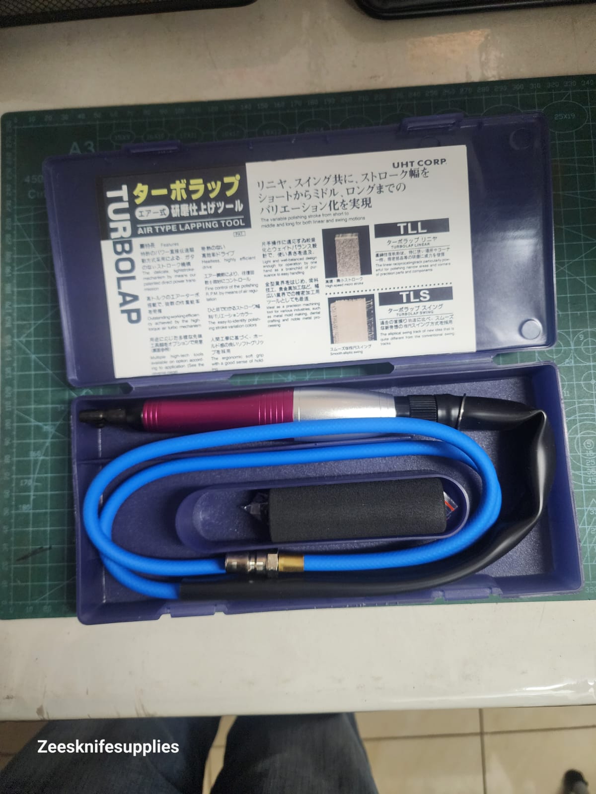Turbolap – Pneumatic Reciprocating Hand Tool – Zees Knife Supplies